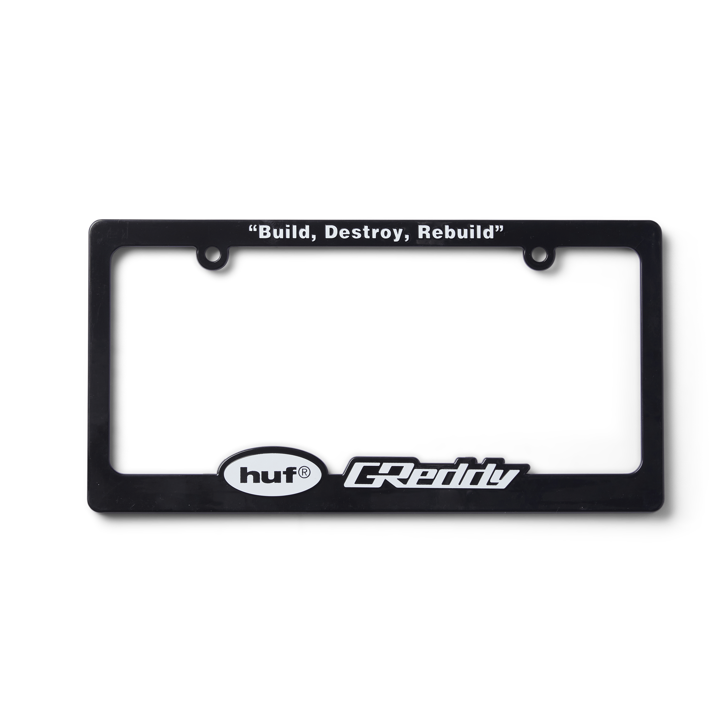 HUF x GReddy License Plate Frame – HUF WORLDWIDE UK